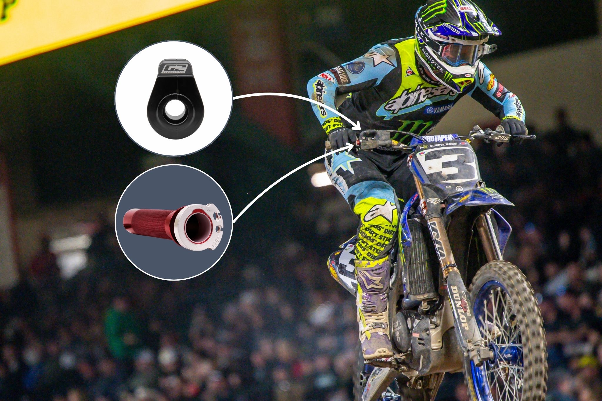 Follow the Red Throttle at Round 2, 2025 Supercross | G2 Ergonomics