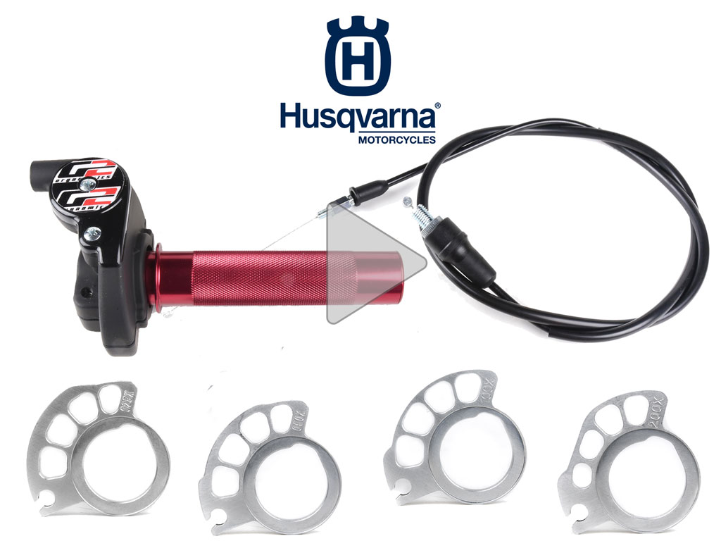 Quick Turn Pro Throttle Build Kit for Husqvarna 50 & 65 | G2 Ergonomics