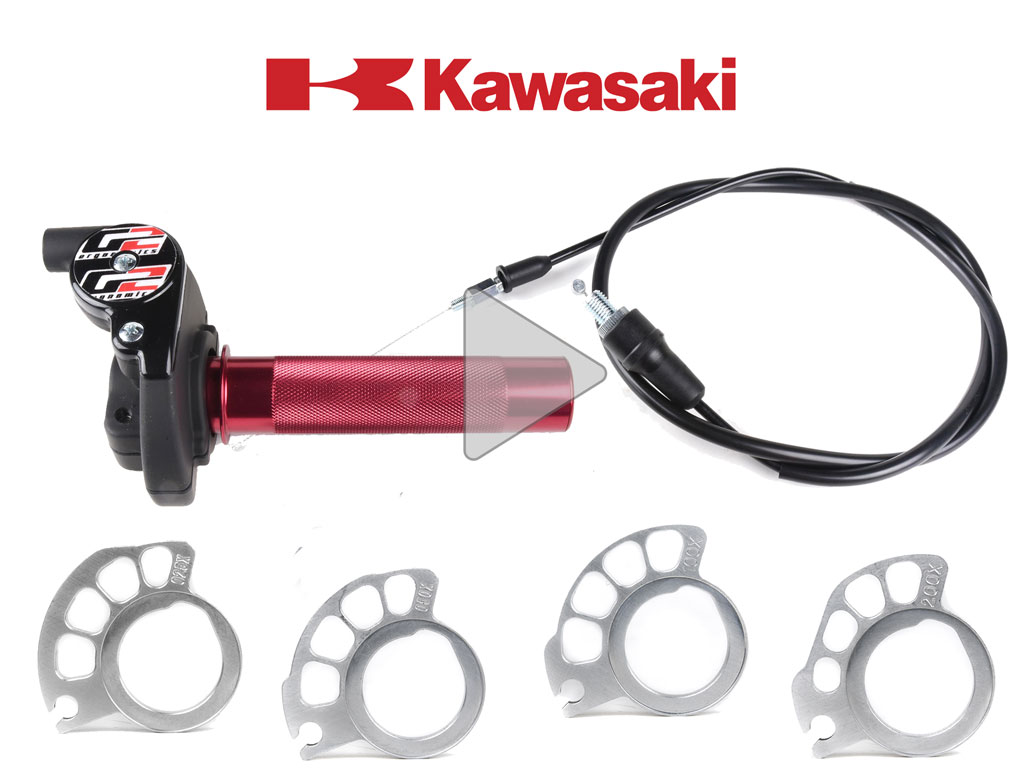 G2 Single Cable Throttle Kit for Kawasaki | G2 Ergonomics